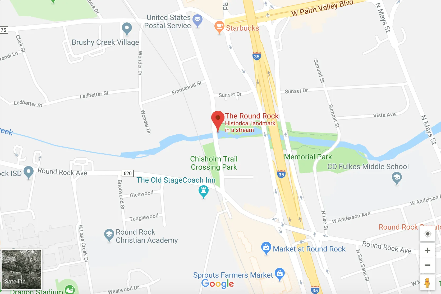 Where is the Round Rock in Round Rock, Texas? - Round the Rock