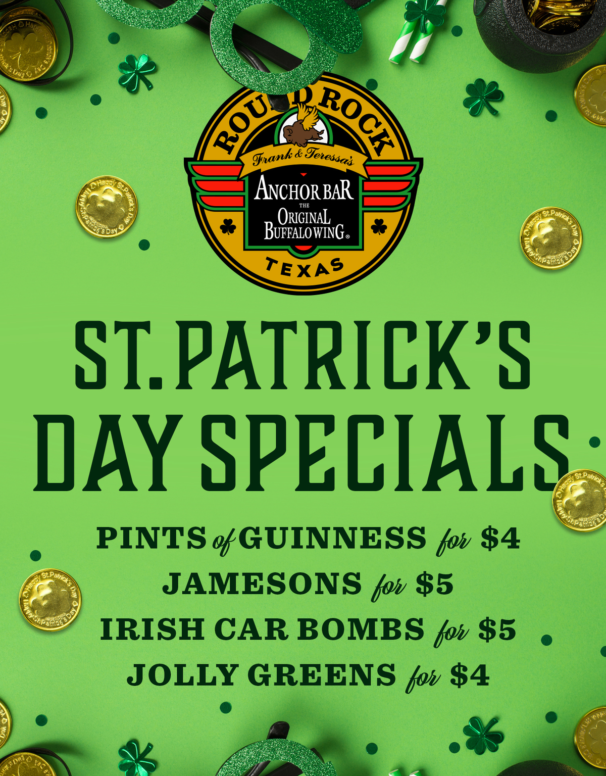 Awesome Events at Anchor Bar Round Rock this March - Round the Rock