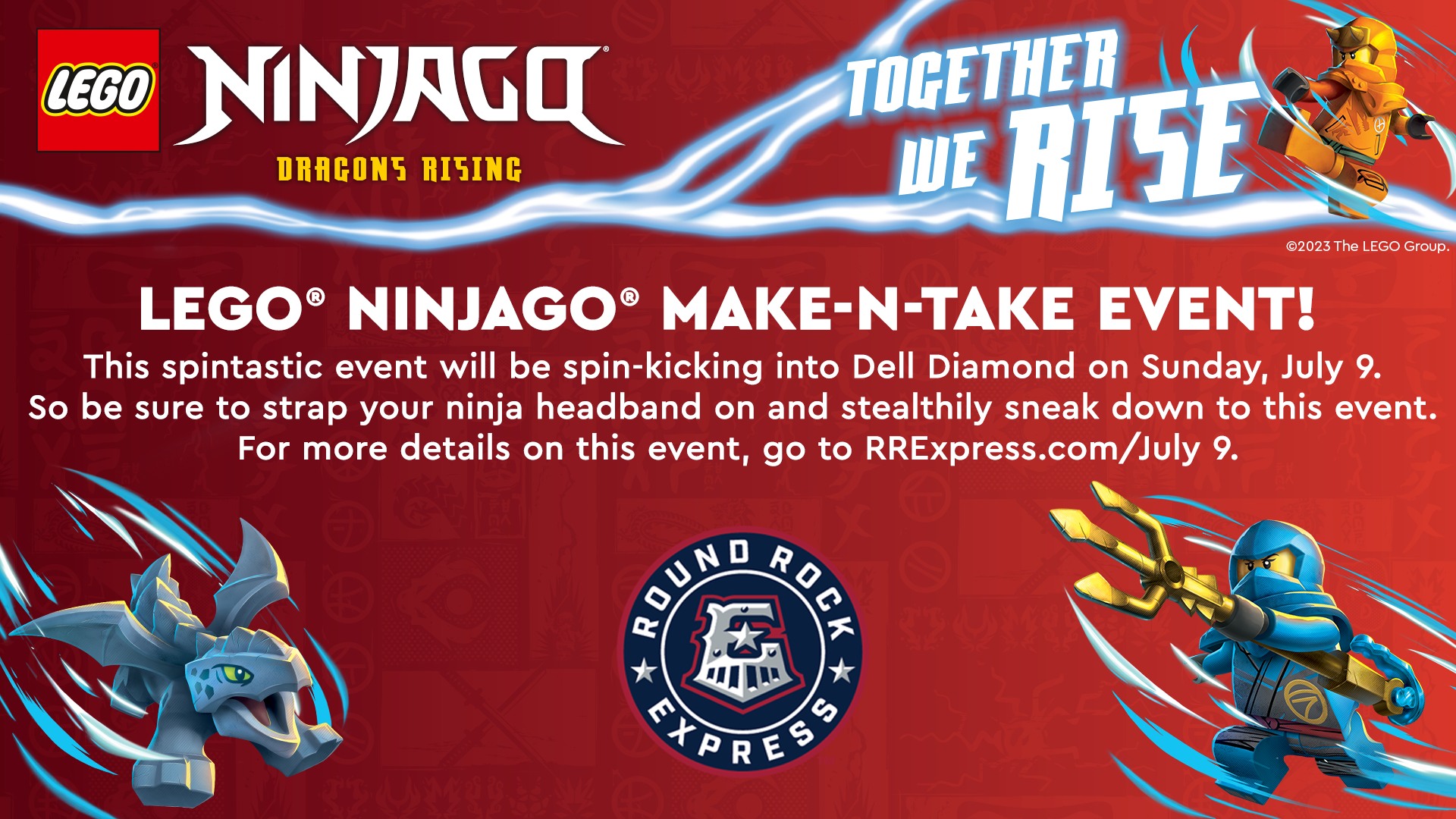 LEGO NINJAGO Night at Dell Diamond - Round the Rock