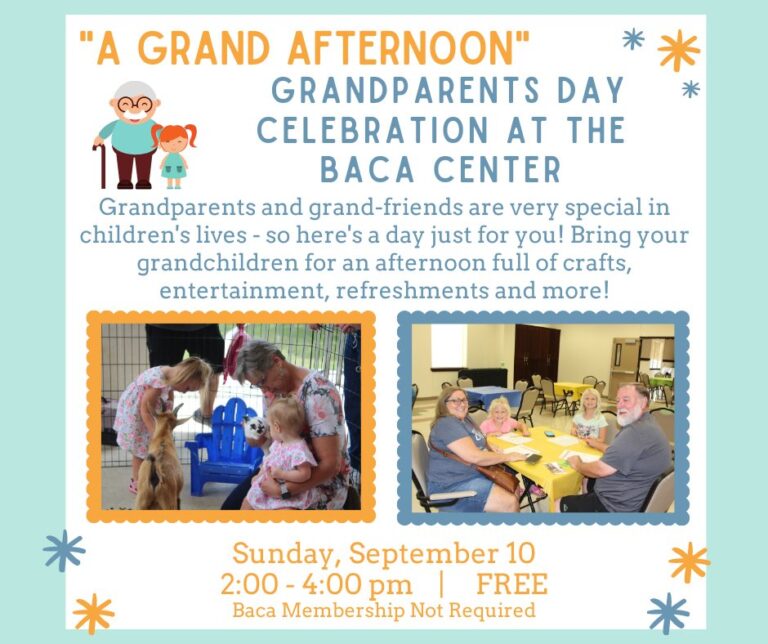 Grandparents Day Celebration at the Baca Center - Round the Rock