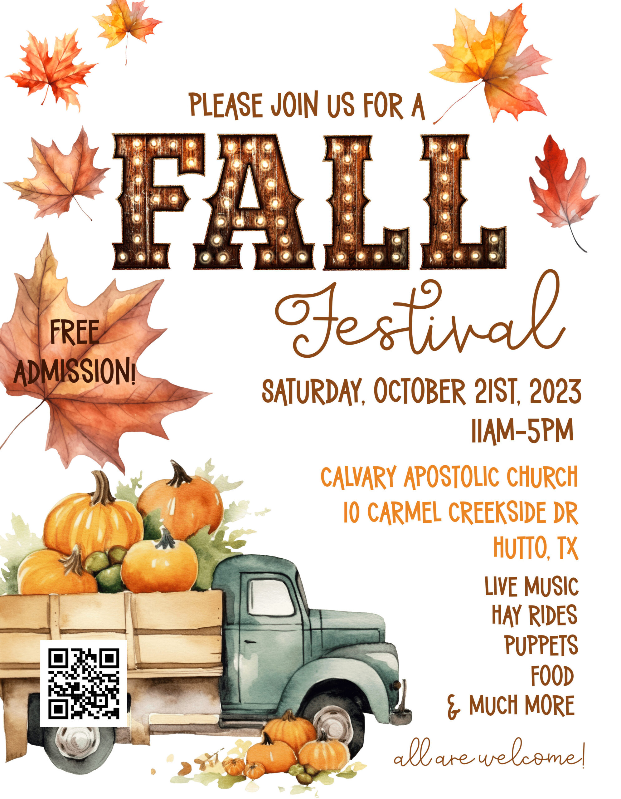 Outside of the Rock: Calvary's Fall Festival - Round the Rock
