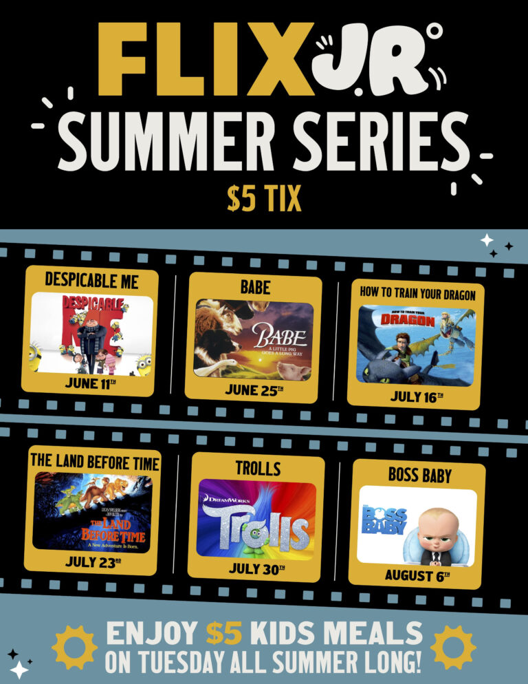 Flix Brewhouse Announces Flix Jr 2024 Summer Series Lineup - Round the Rock