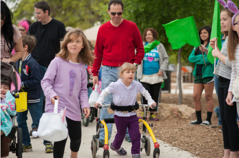 Play for All Special Needs Easter Egg Hunt - Round the Rock